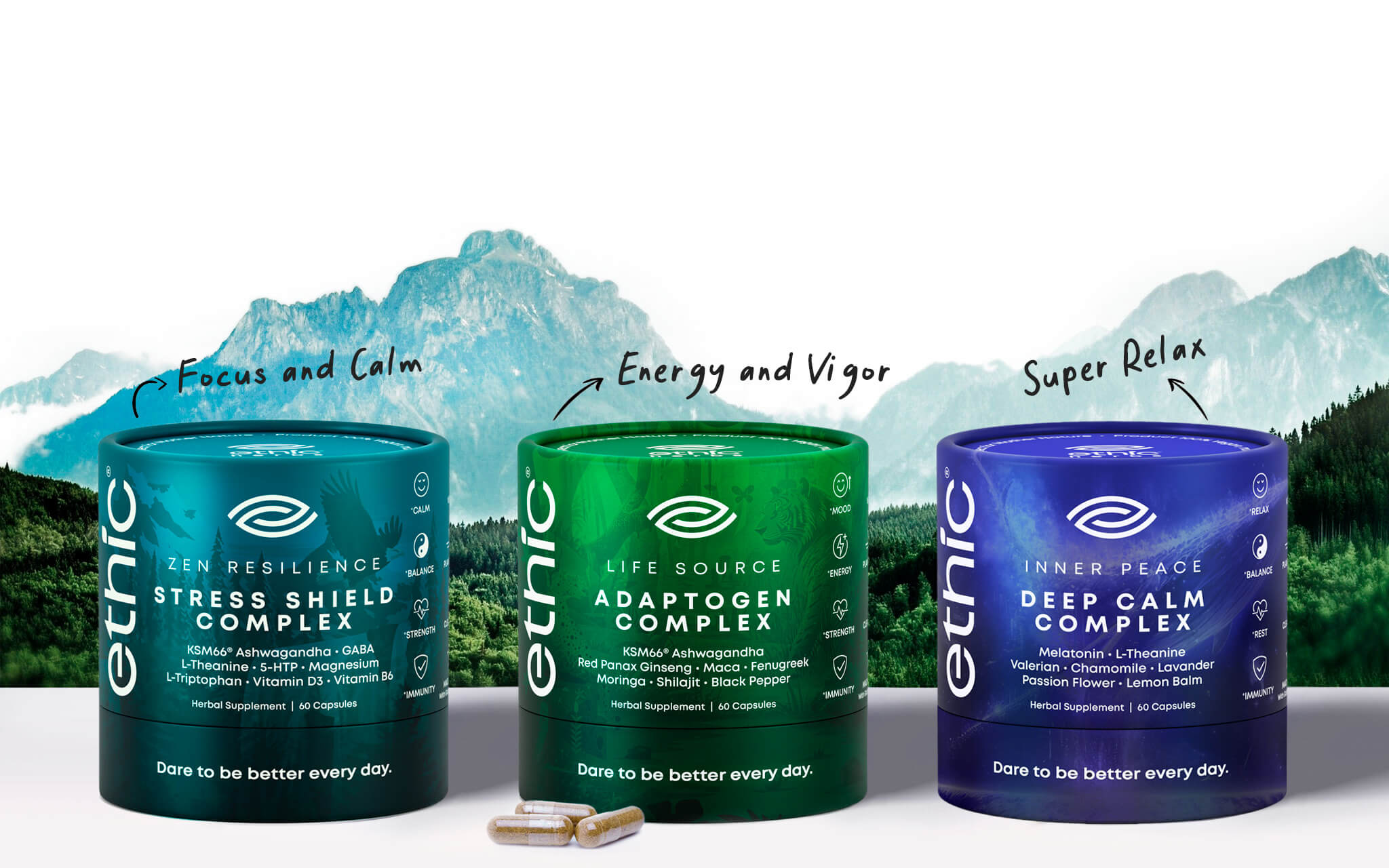 ETHIC HERBS | High Quality Adaptogen Supplements